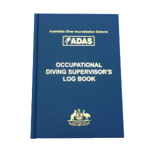 Order Log Books | Occupational Diver Certification | ADAS